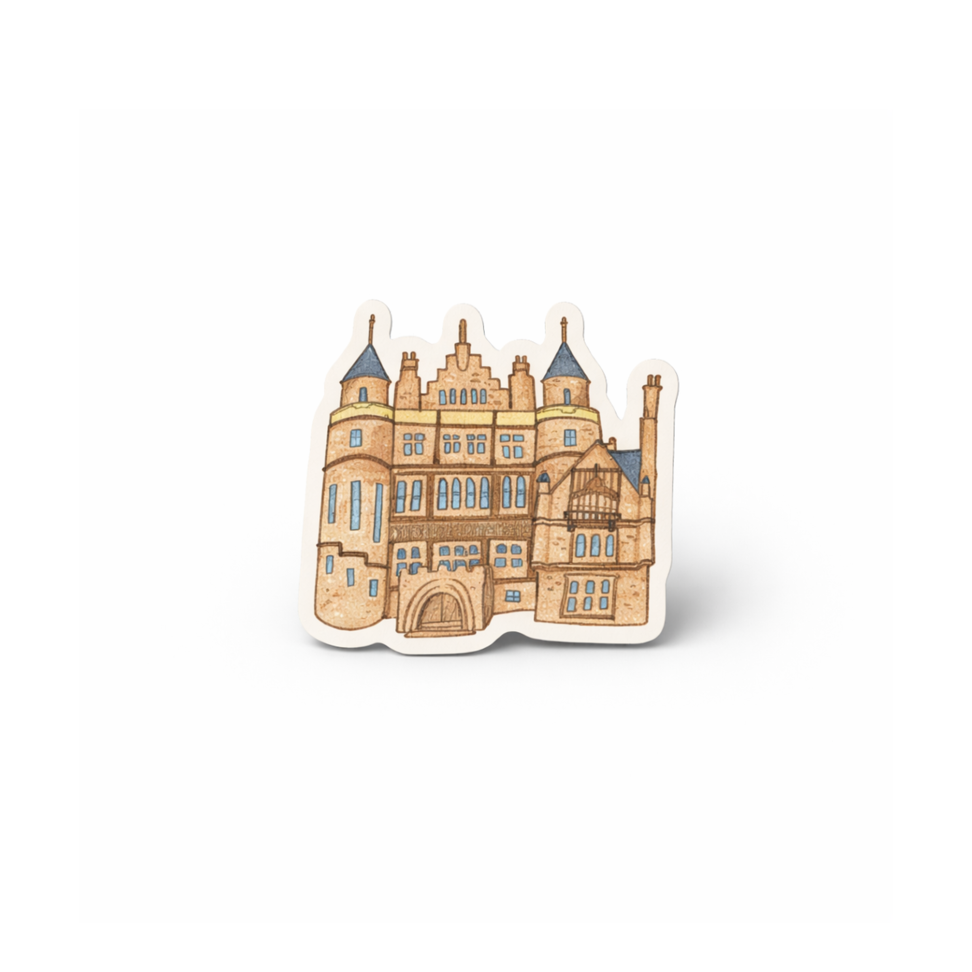 Buildings Wooden Pin Badge - The University of Edinburgh – The ...